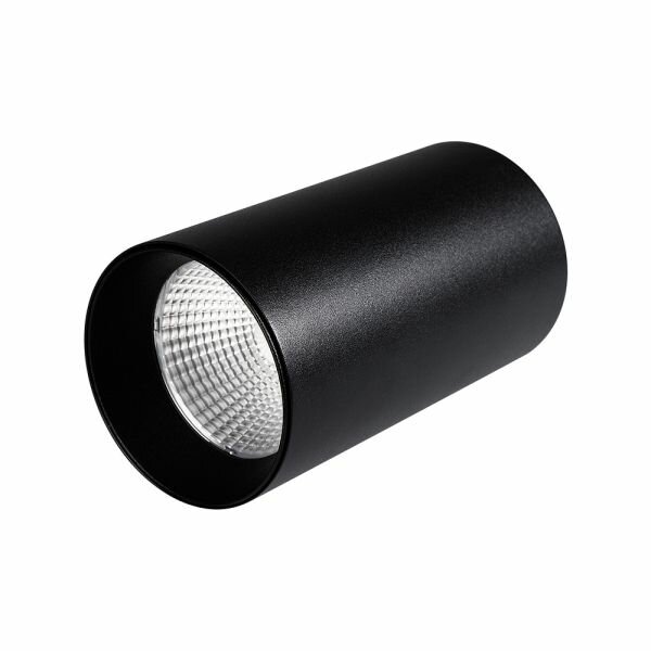Светильник накладной SP-POLO-R85-1-15W Warm White 40deg (Black, Black Ring) (Arlight, IP20 Металл, 3 года) 022951