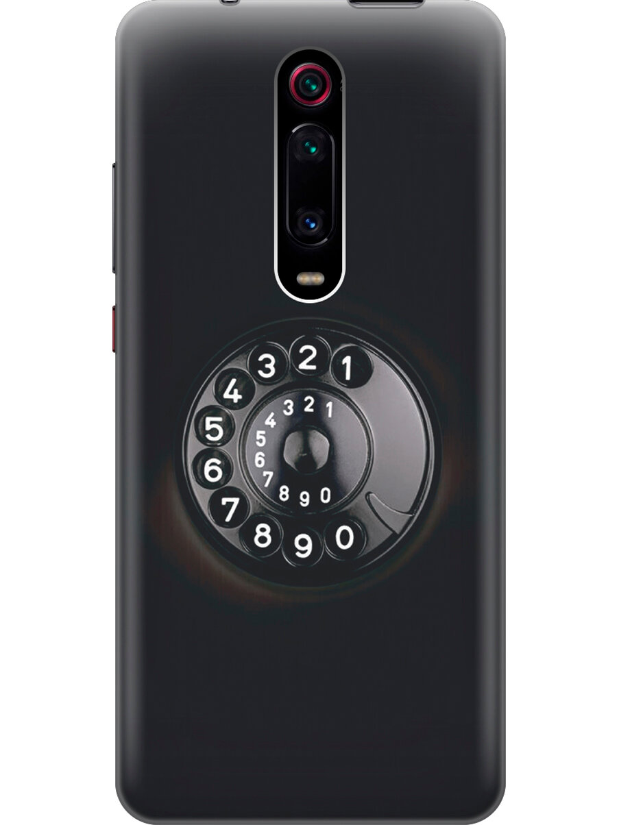 Силиконовый чехол на Xiaomi Mi 9T, Mi 9T Pro, K20, K20 Pro, Сяоми Ми 9Т, Ми 9Т Про с принтом "Диск телефона"