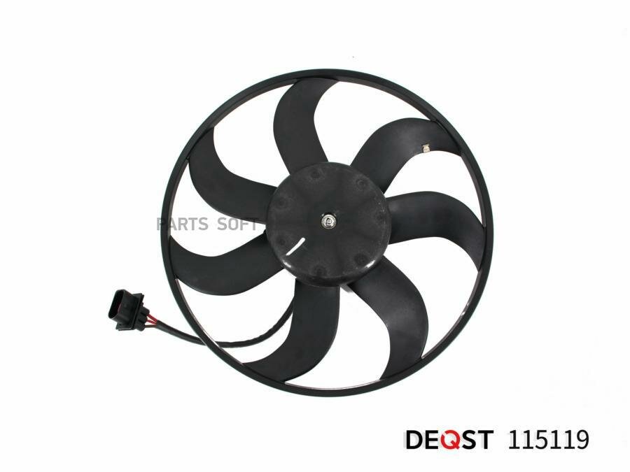 DEQST 115119 Вентилятор SKODA RAPID (NH3) 07 12- ()