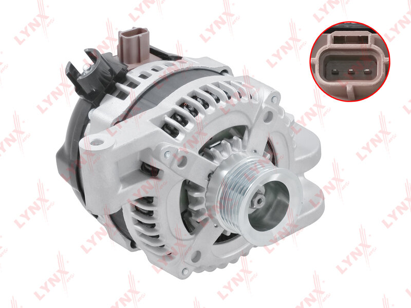 Генератор LYNXauto EA-1412. Для FORD форд Focus(Фокус) II 2.0 04>