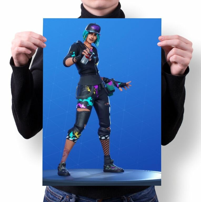 Плакат Fortnite, Фортнайт №4, А4