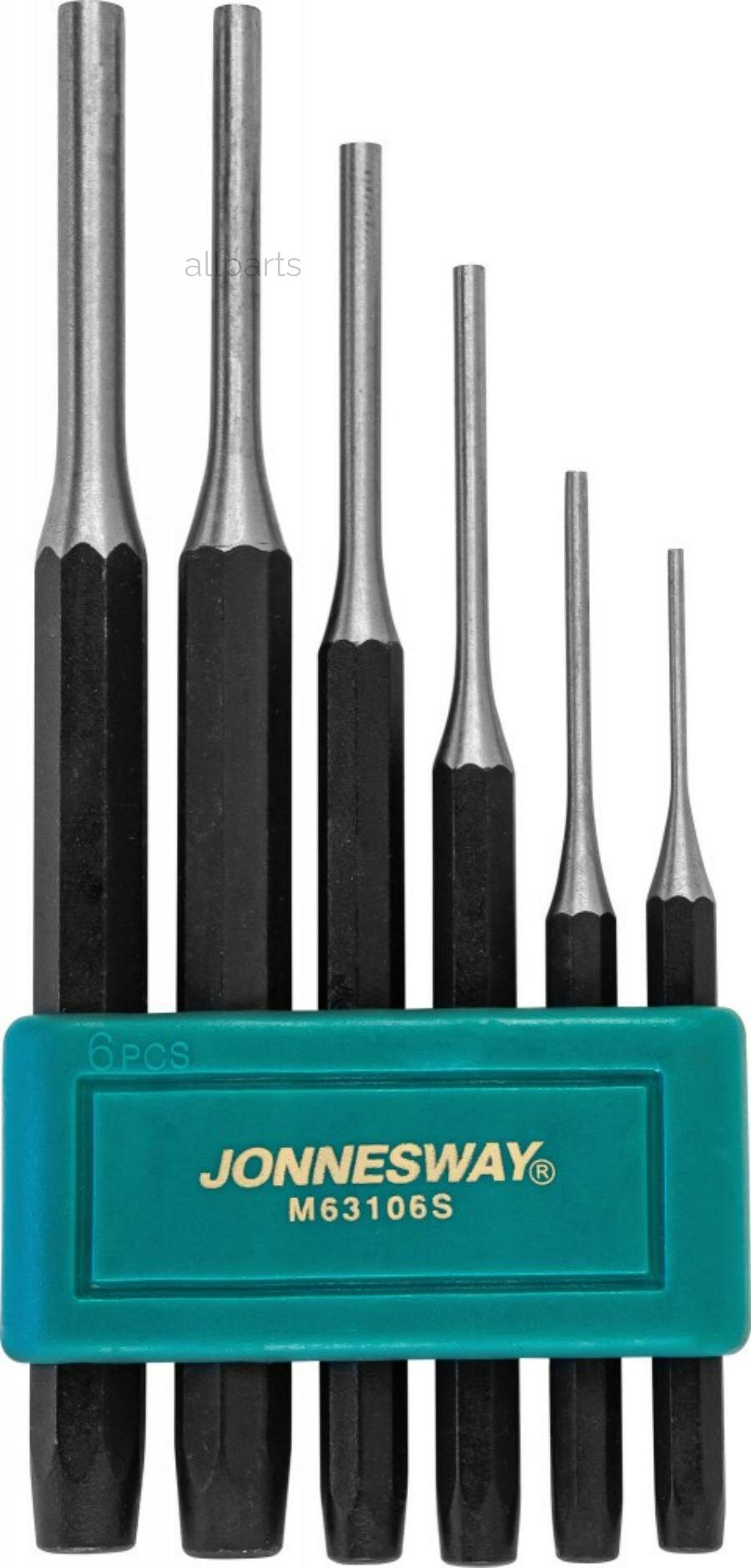 JONNESWAY M63106S Набор выколоток 2-8 мм . L 115-180 мм . 6 предметов JONNESWAY M63106S