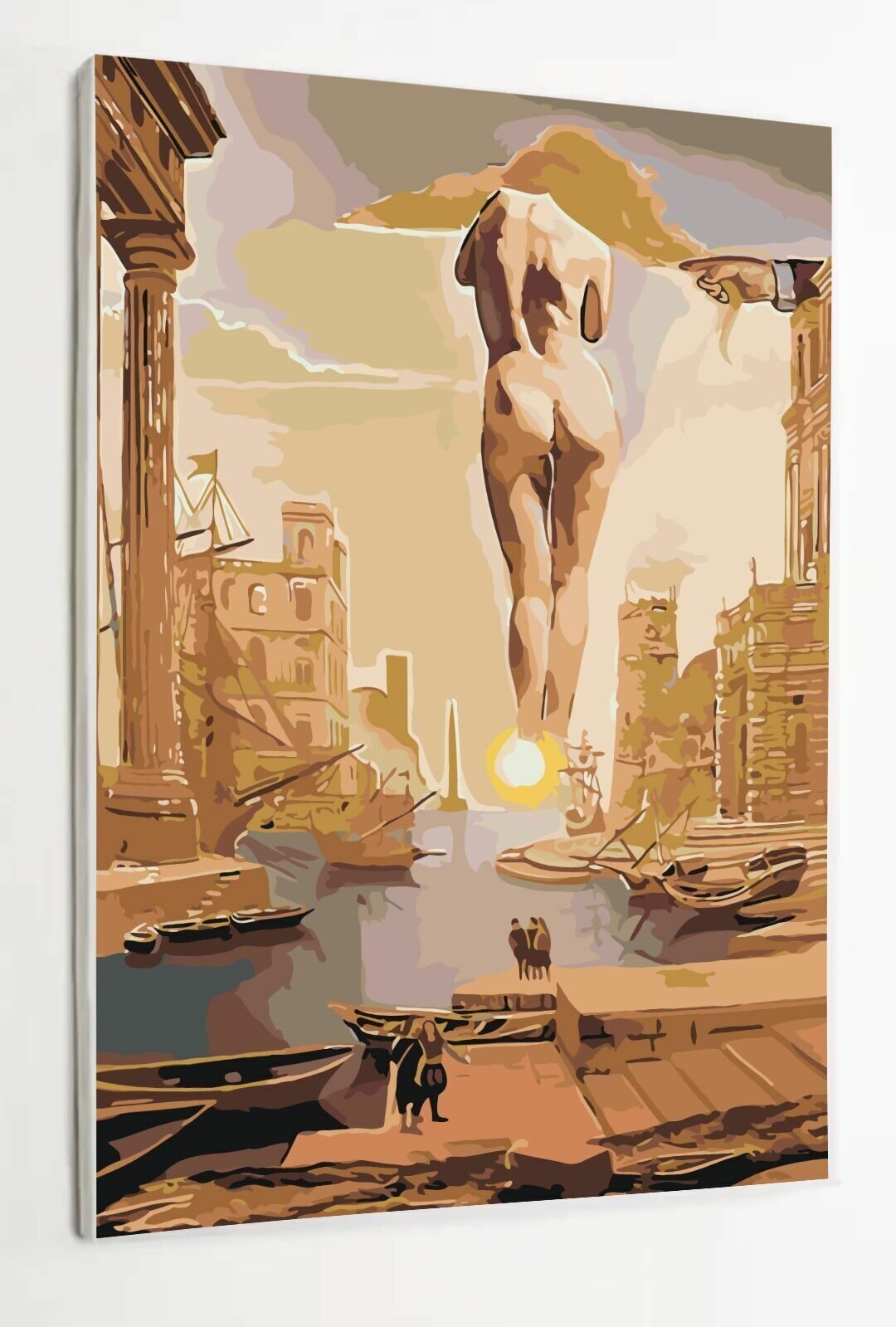 Картина по номерам на холсте с подрамником, "Сальвадор Дали", 40х60 см