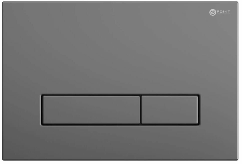Кнопка смыва Point Меркурий PN44831GM для инсталляции, графит