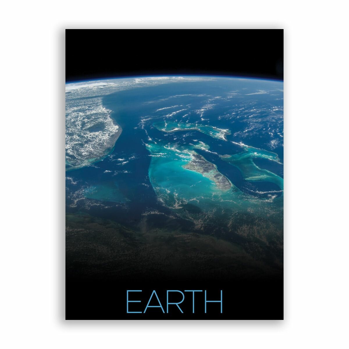 Постер, плакат на бумаге / NASA (Коллекция Постеров) - Earth / Земля / Размер 40 x 53 см