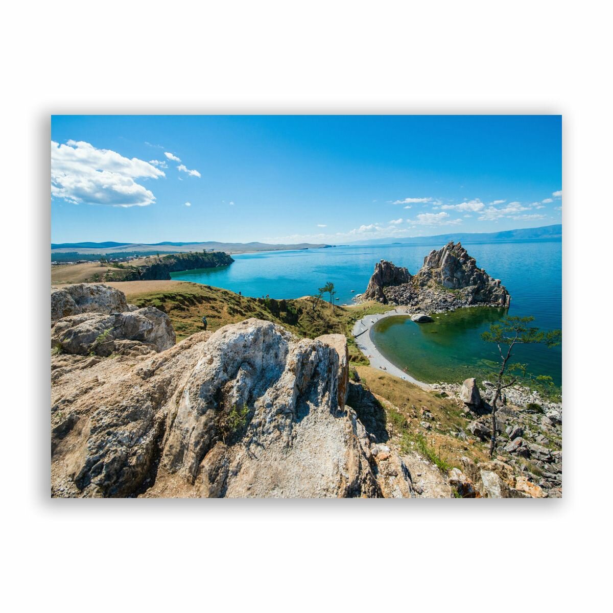 Постер, плакат на бумаге / Природа России - Байкал / Размер 30 x 40 см