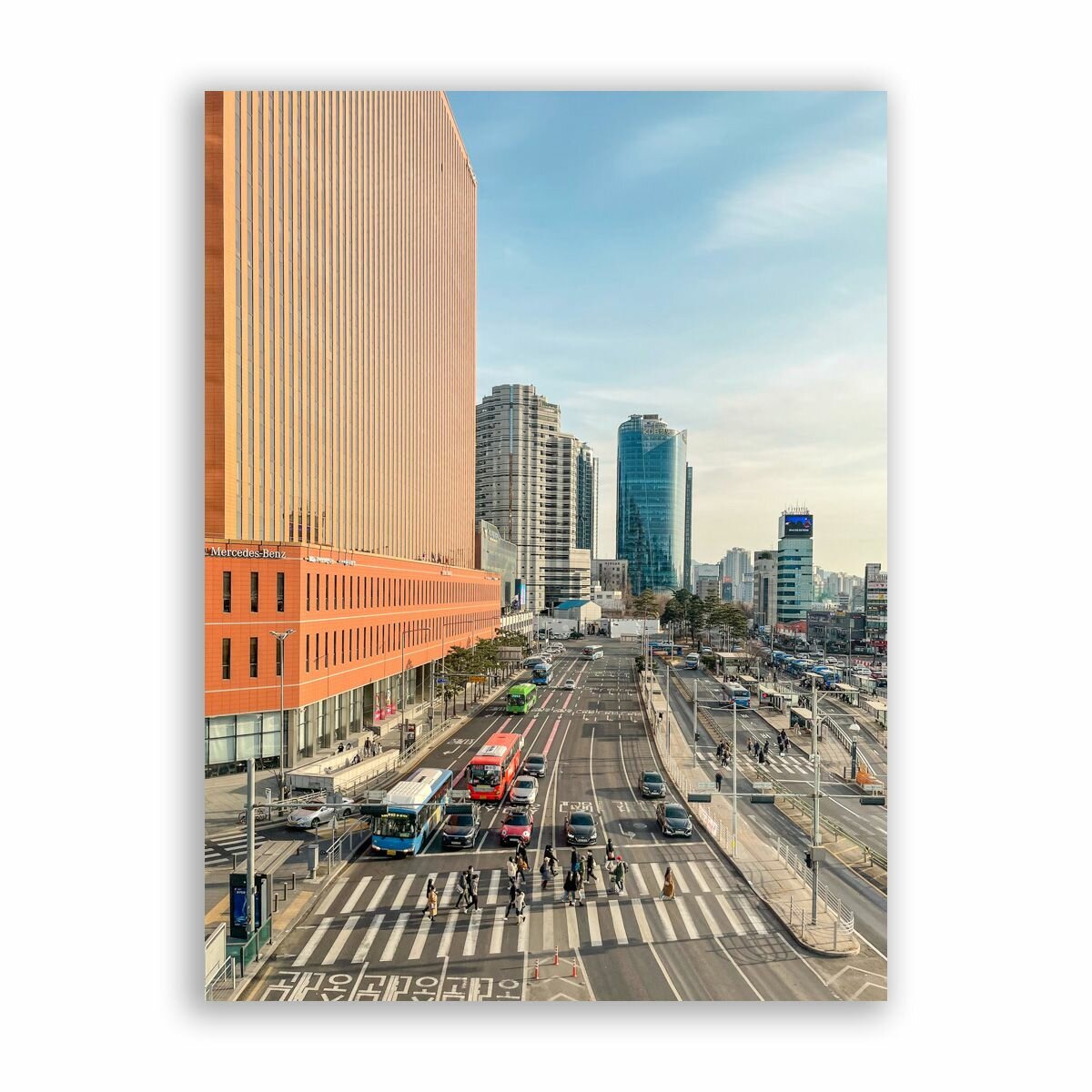 Постер, плакат на бумаге / Южная Корея / Размер 30 x 40 см