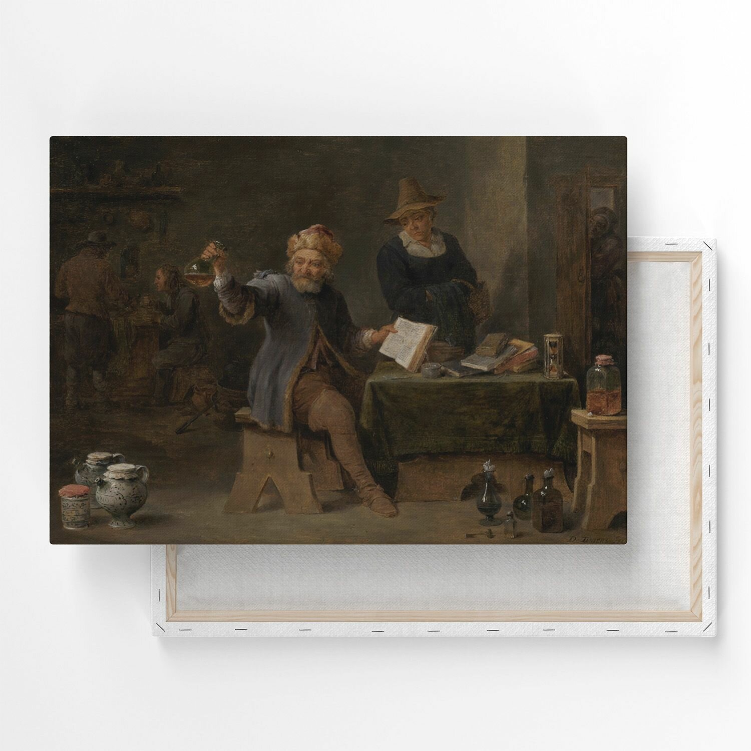 Картина на холсте, репродукция / Давид Тенирс Младший - The Village Doctor / Размер 40 x 53 см