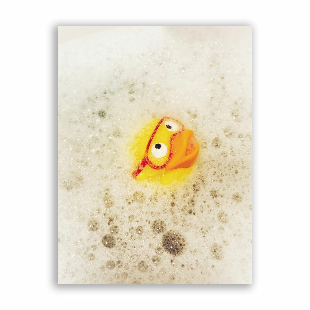 Постер, плакат на бумаге / Ванная комната - Уточка / Размер 30 x 40 см