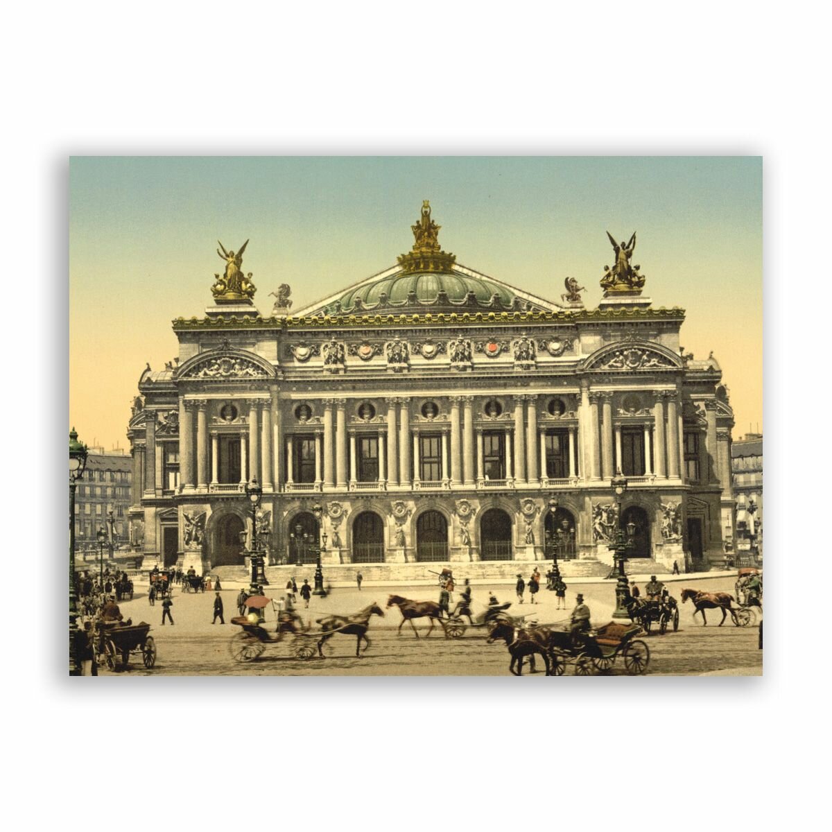 Постер, плакат на бумаге / The Opera House, Paris, France / Размер 30 x 40 см