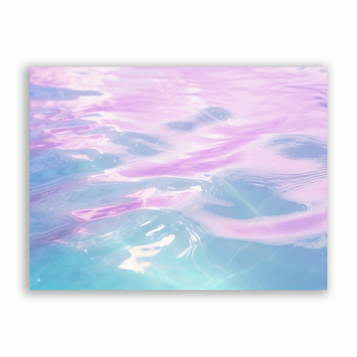 Постер, плакат на бумаге / AI Вода / Размер 60 x 80 см