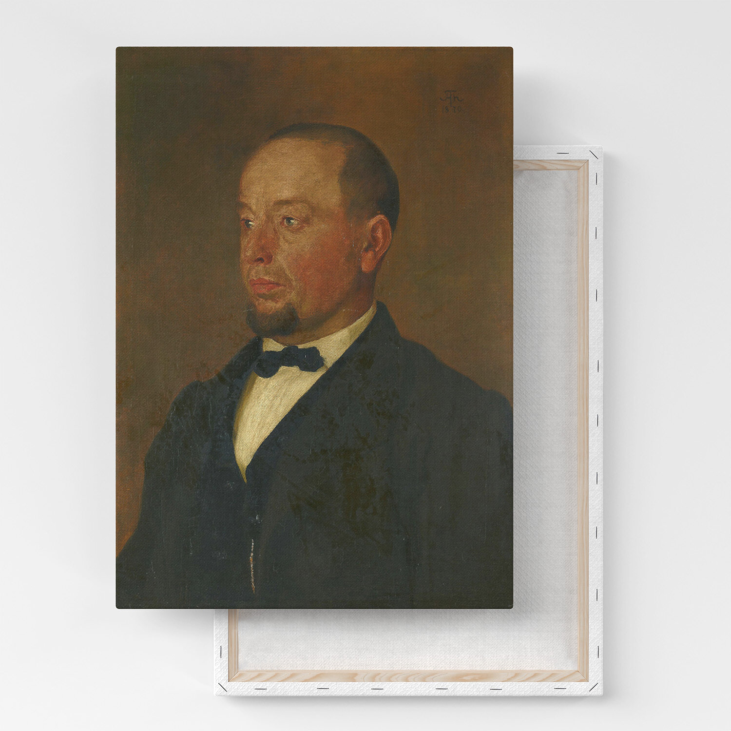 Картина на холсте, репродукция / Ханс Тома - Portrait of plumber Master Zeiner / Размер 30 x 40 см