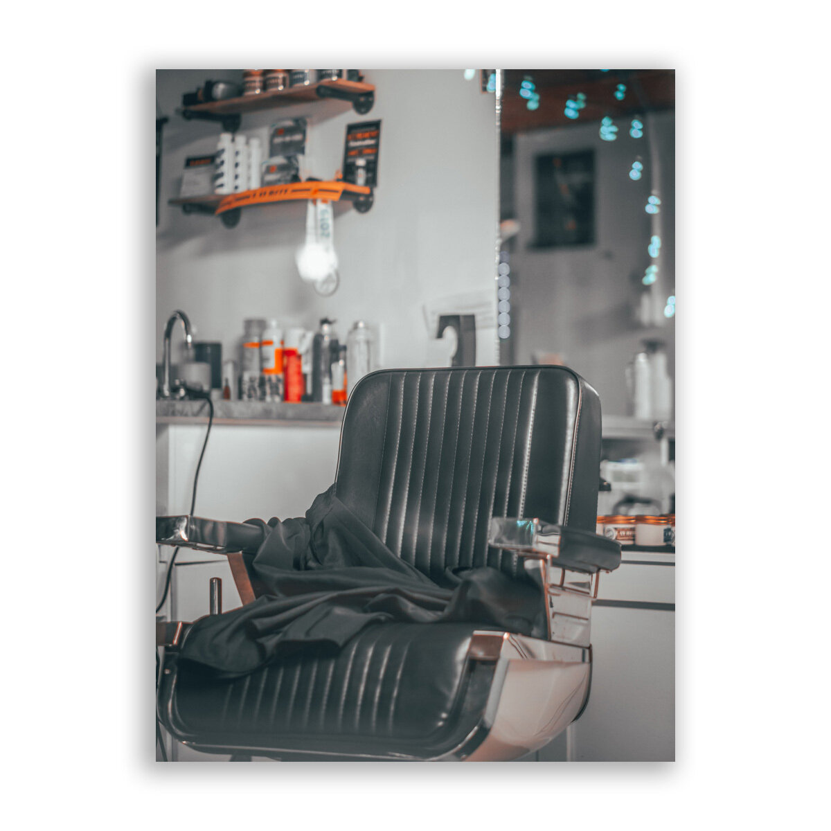 Постер, плакат на бумаге / Для Барбершопа / Размер 30 x 40 см