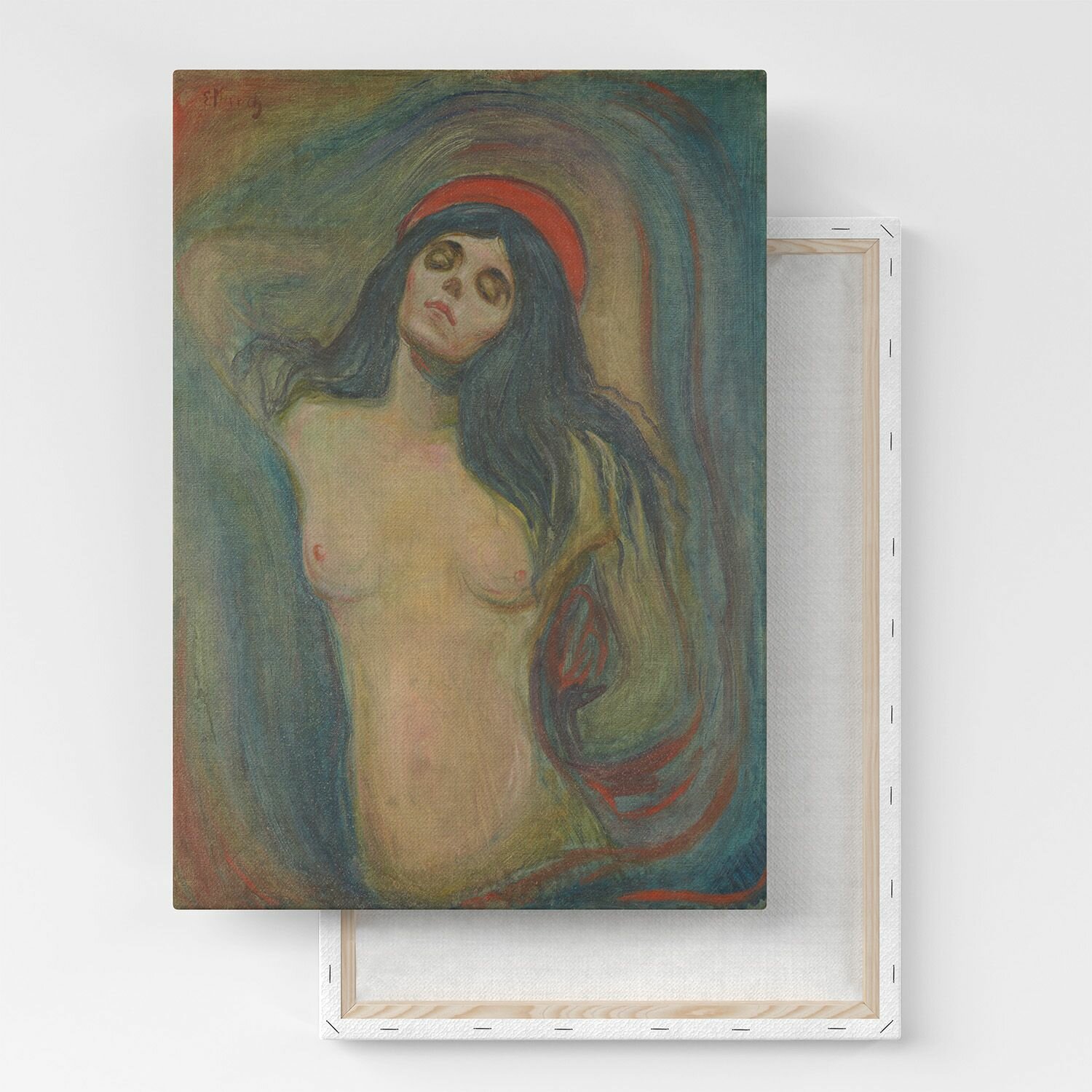 Картина на холсте, репродукция / Эдвард Мунк - Madonna, 1894 / Размер 40 x 53 см