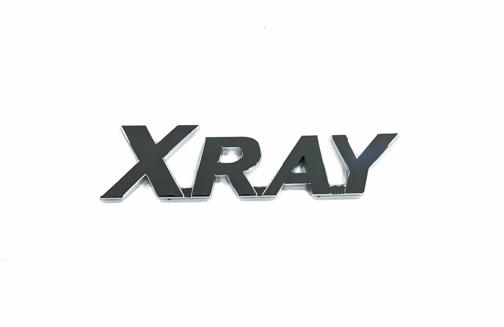 Шильдик "ХRAY" на багажник авто LADA XRAY (длина 10,5см). Лада Икс-рэй