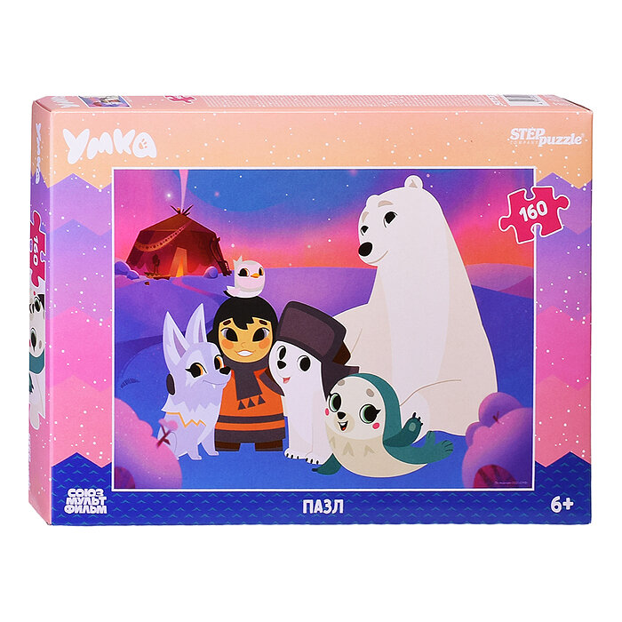 Пазлы 160 шт "Умка" , 34.5х24 см, картон, детям от 6 лет.(С/м)