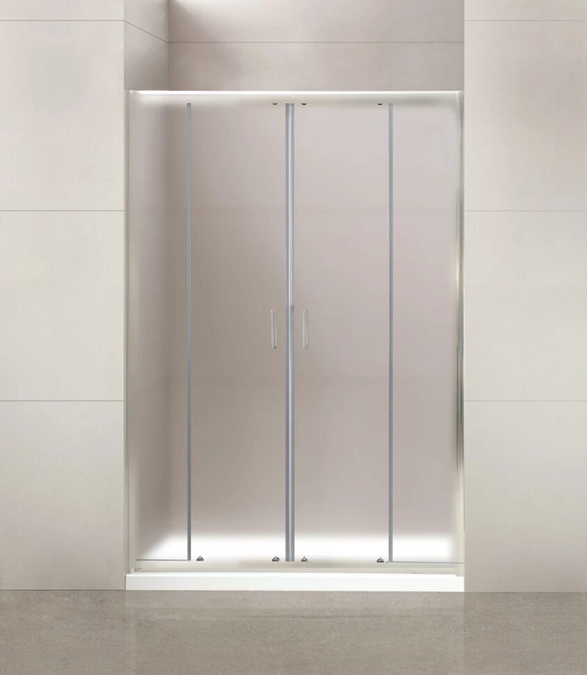 Душевая дверь 170 см BelBagno Uno UNO-195-BF-2-170-P-Cr текстурное стекло