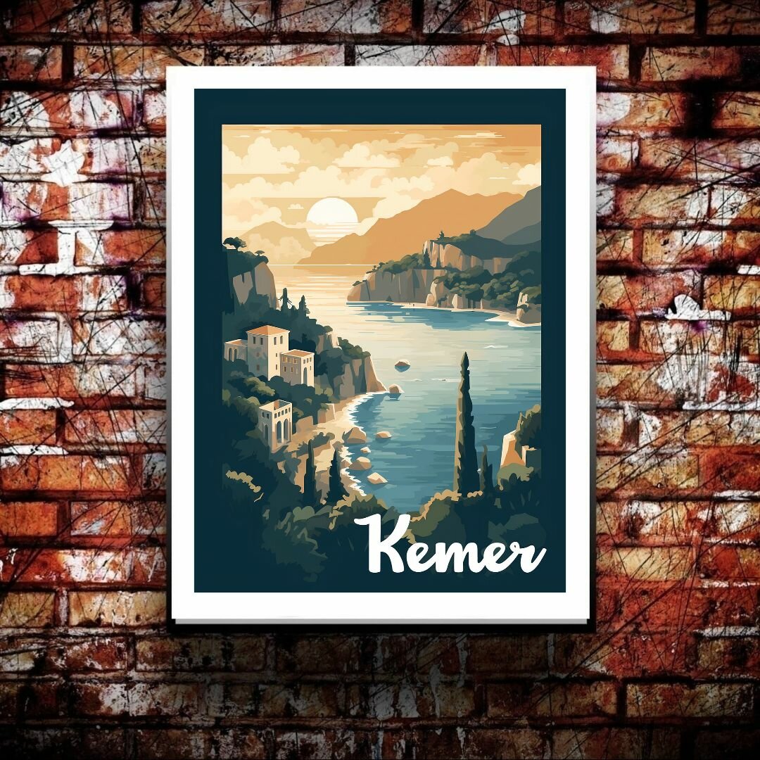 Плакат "Кемер (Турция)" из коллекции "Просторы мира" А3