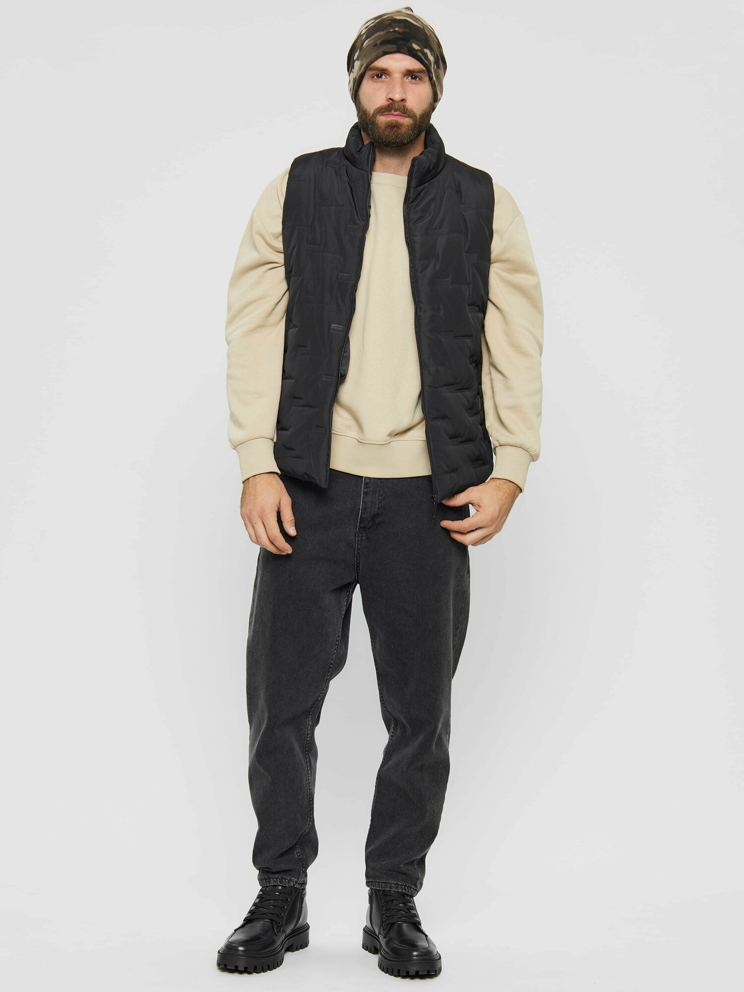 Шапка-бини Осень-зима 2025 для мужчин