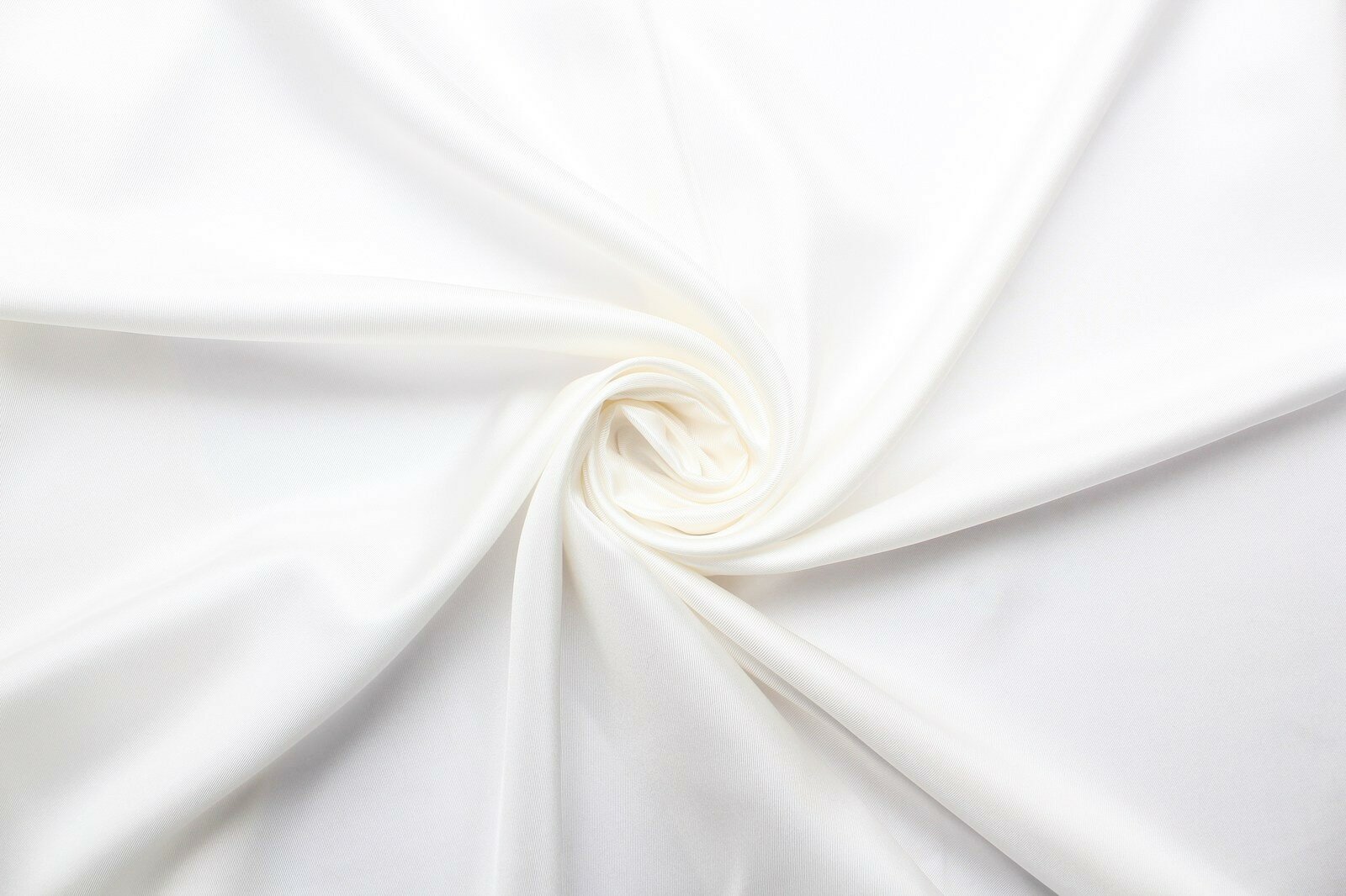 Ткань Твил шёлковый молочно-белый, ш140см, 0,5 м