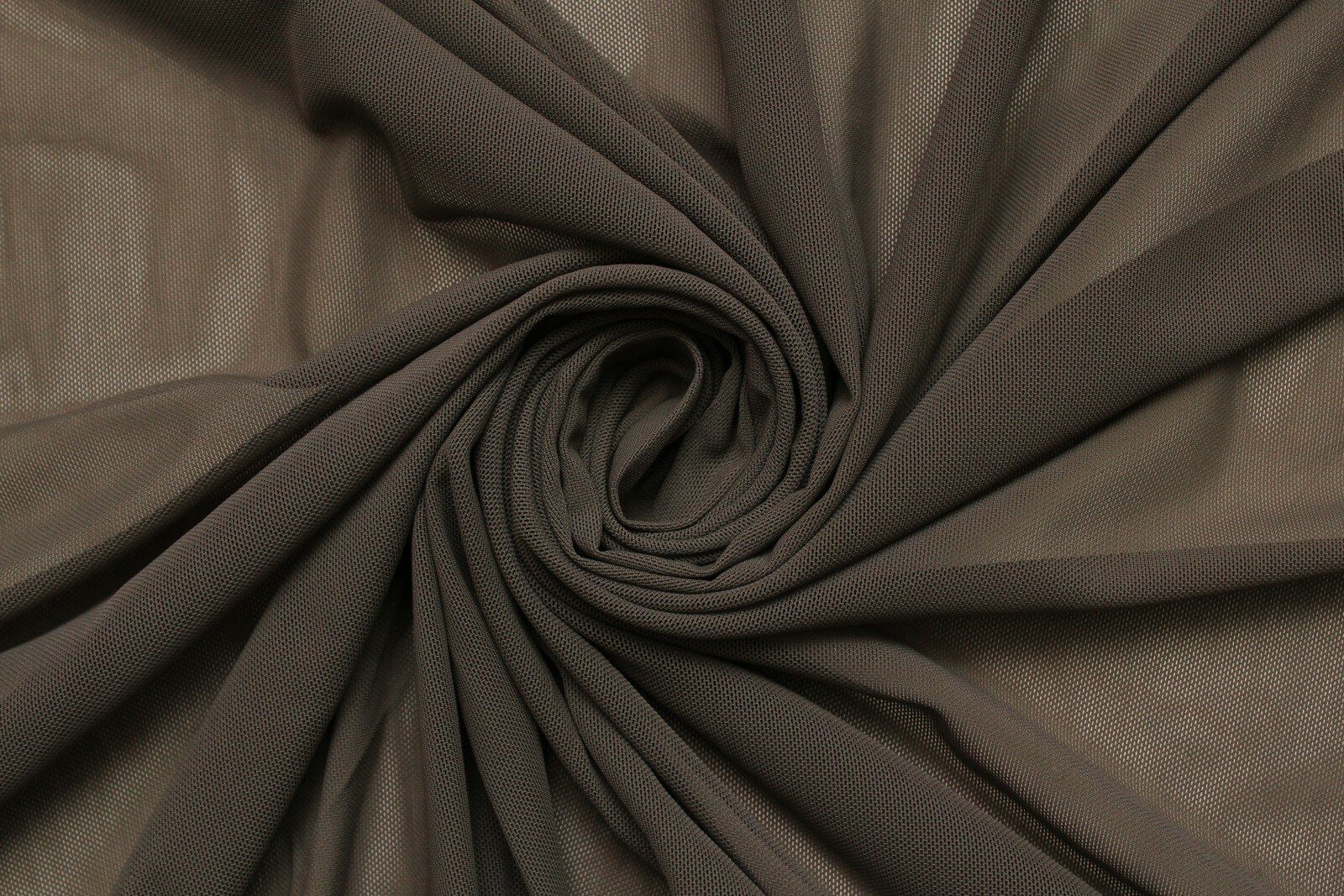 Ткань Трикотаж сетчатый Bernardo табачно-болотный, ш130см, 0,5 м