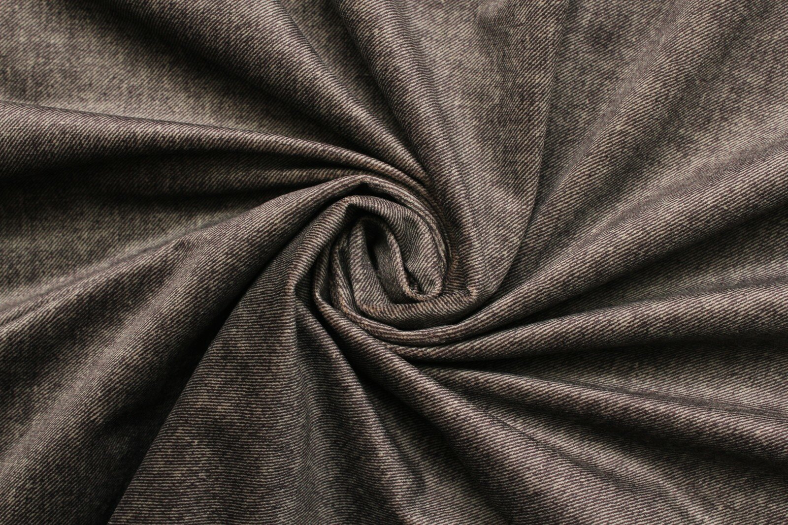 Ткань Бархат-стрейч Nino под габардин бежево-коричневый, 410 г/пм, ш146см, 0,5 м