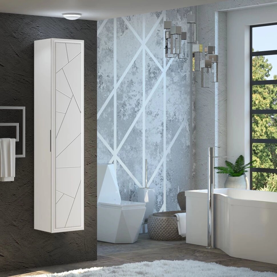 Пенал Opadiris Луиджи 00-00002268 подвесной L/R, белый матовый