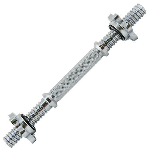 Гриф гантельный TORRES, хромированная сталь, диаметр 25 мм, длина 35 см, с гайками