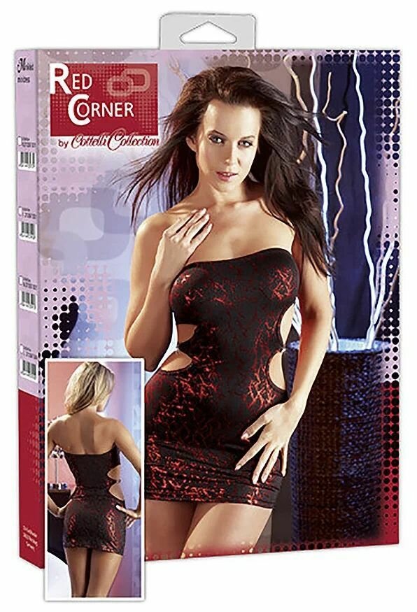 Сексуальное платье Cottelli Collection без бретелек, размер М