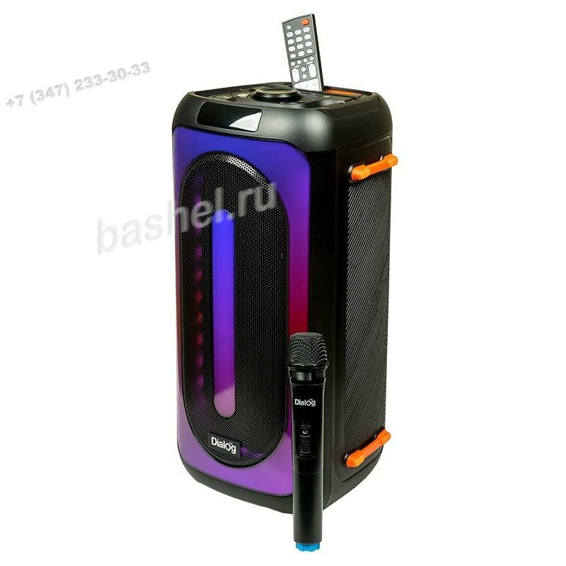 Колонка напольная Dialog Oscar AO-150, 1.0, 40WRMS, Караоке с беспр. микр, BT+FM+USB+SD+LED