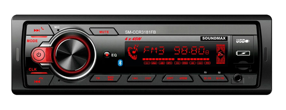 Автомагнитола Soundmax SM-CCR3181FB (черный)\RGB