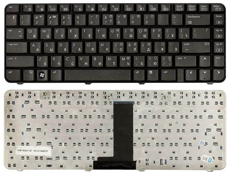 Клавиатура для HP Compaq 90.4H507. S01 черная