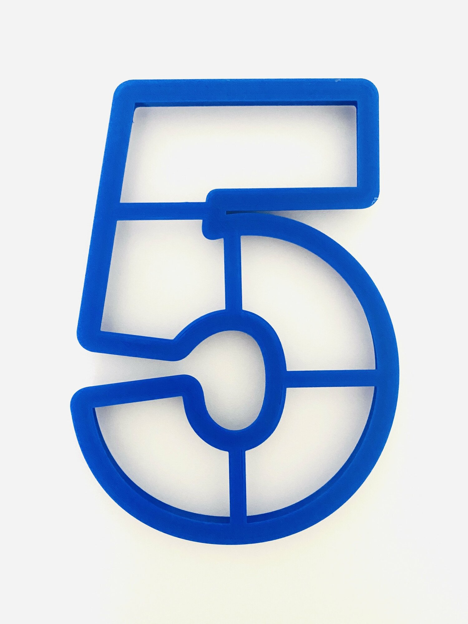 Форма для торта вырубка цифра 5