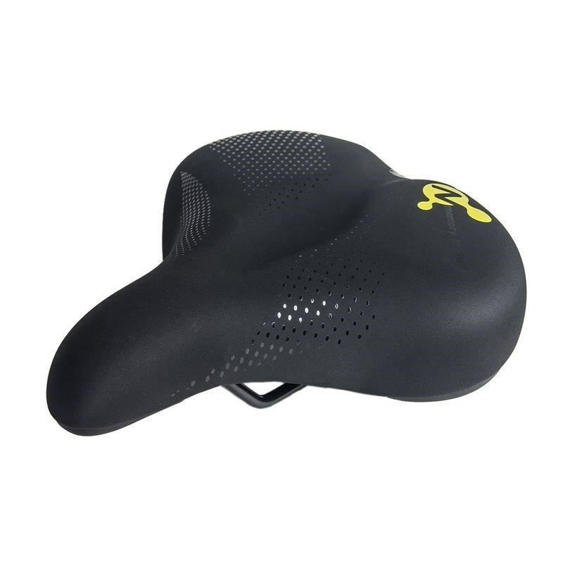 Седло велосипедное женское DDK D-5347 комфорт для города с эластомером и гелевыми вставками