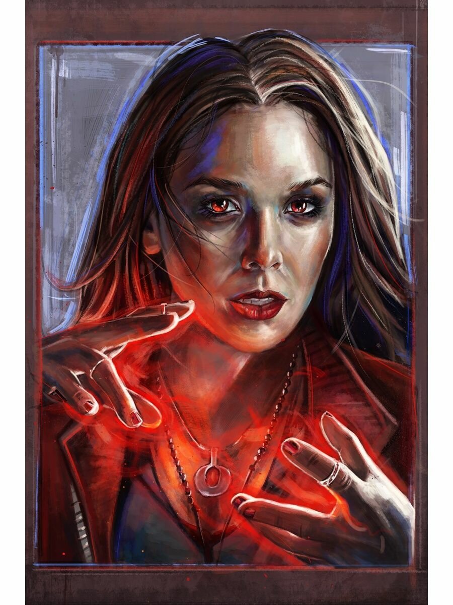 Постер "Bright heroes. Алая ведьма"