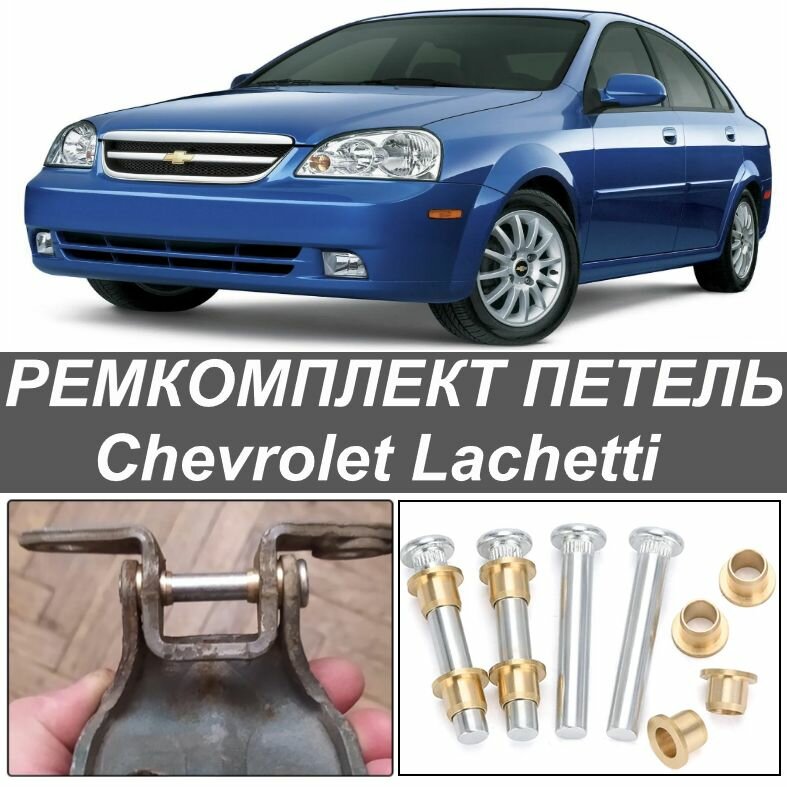 Петели двери Chevrolet Lacetti (шевроле лачети) 4 штуки