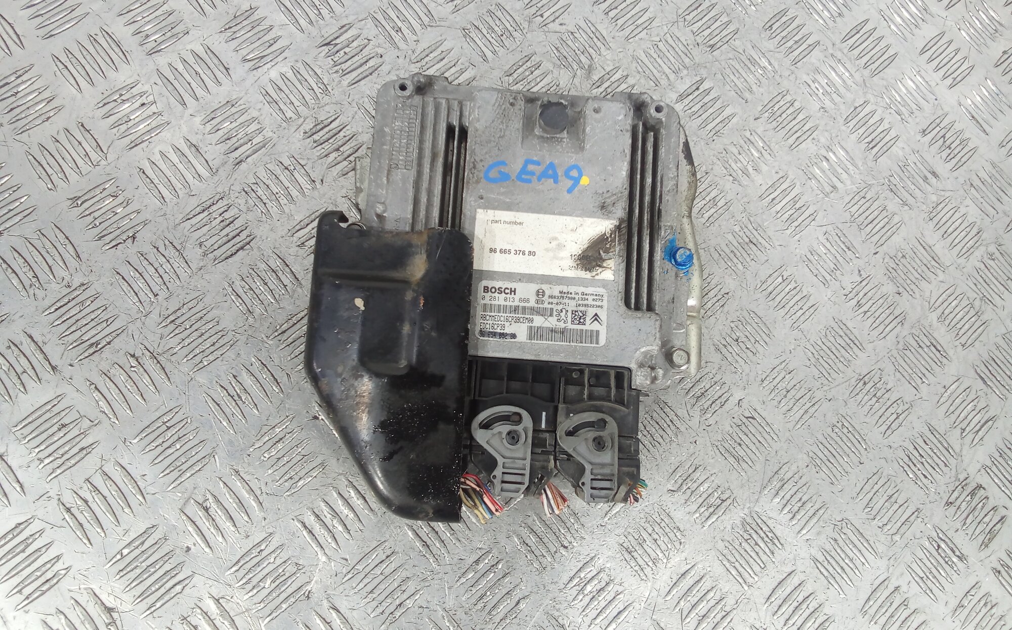 Блок управления двс MITSUBISHI OUTLANDER 2, Номер 0281013666, 9665465280