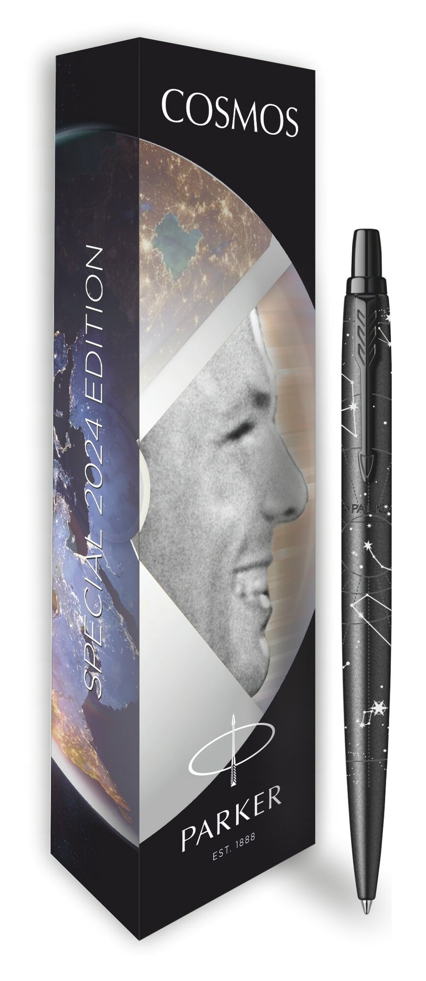 Ручка шариковая Parker Jotter XL Special Edition COSMOS в подарочной упаковке, цвет: Black, стержень: Mblue 2122753_COS