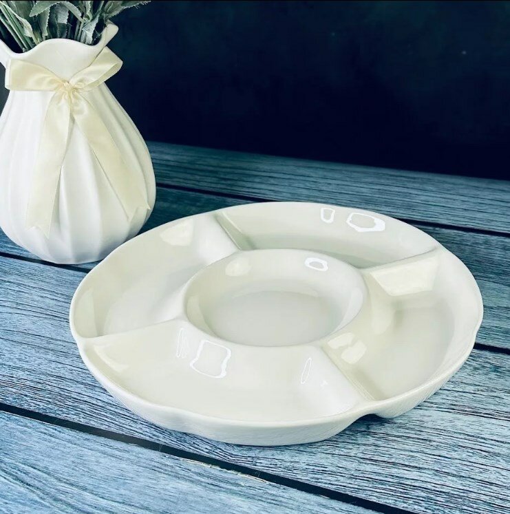 Менажница 30,5см BIANCO Фарфор 118-058 118-118-058