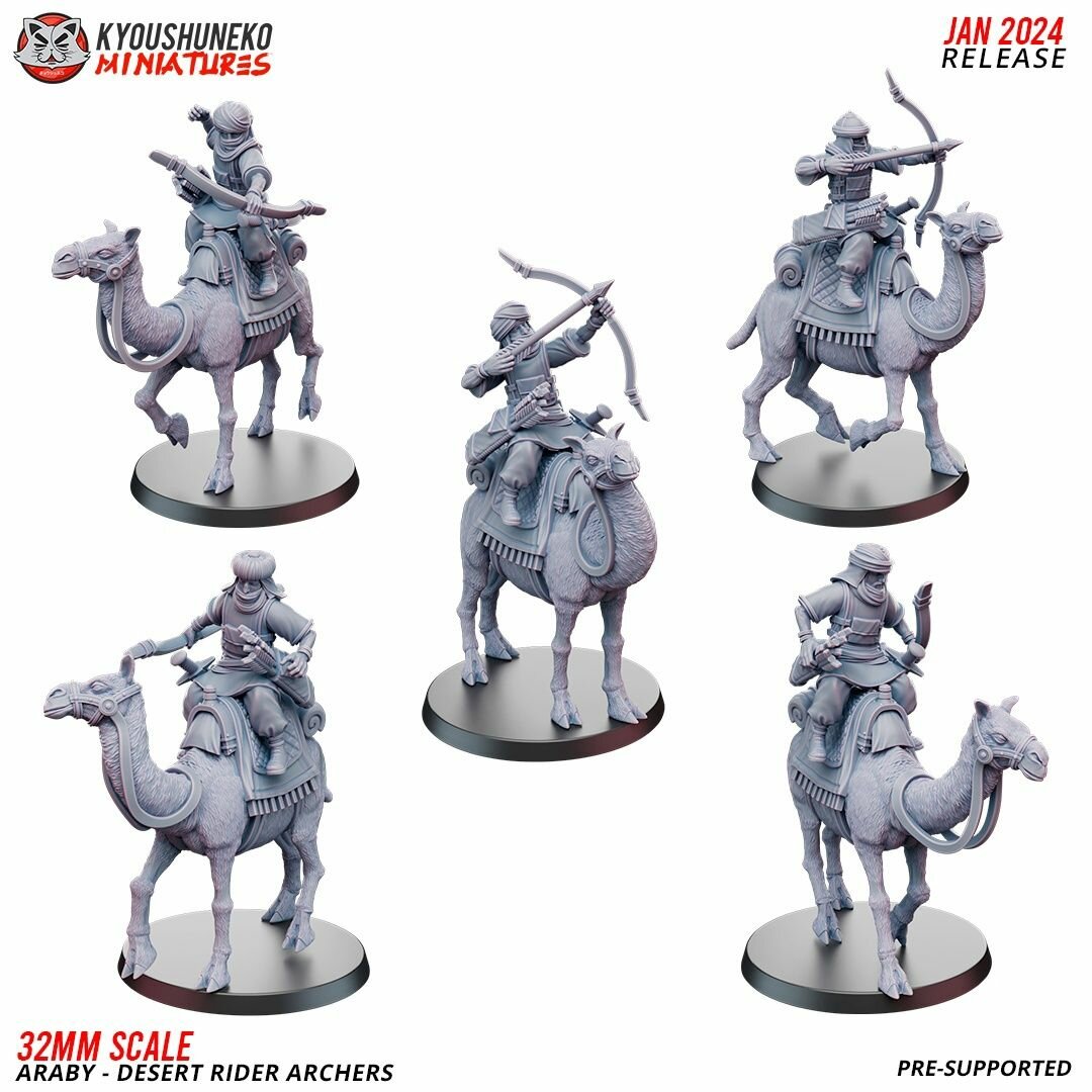 Миниатюра Warhammer Araby Desert Riders Archers