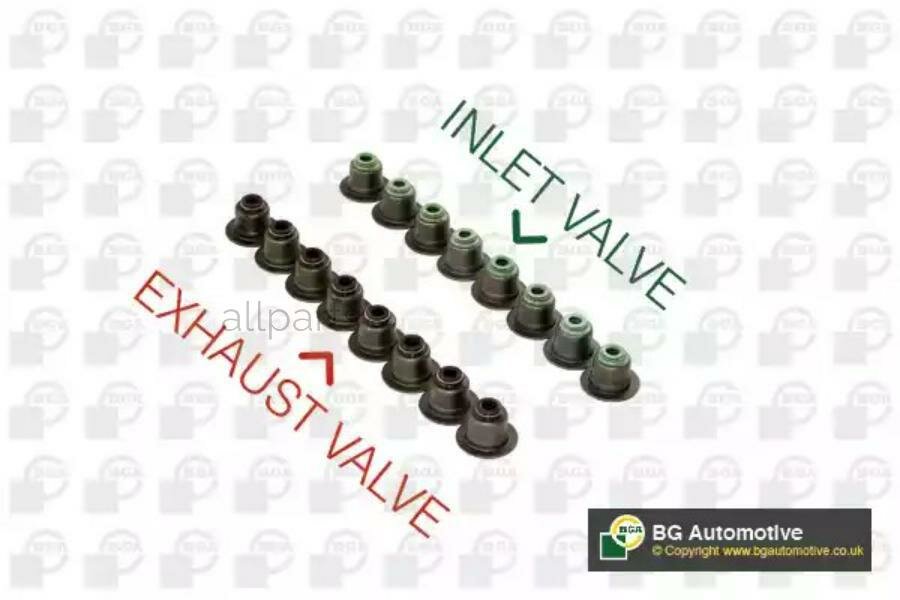 BGA VK5371 Комплект маслосъемных колпачков ALFA ROMEO 145, 156 / CITROEN BERLINGO / FIAT BRAVO / MERCEDES C-CLASS (W202, W203) / RENAULT 19, LAGUNA / SEAT IBIZA 1.0/2.3 83-15
