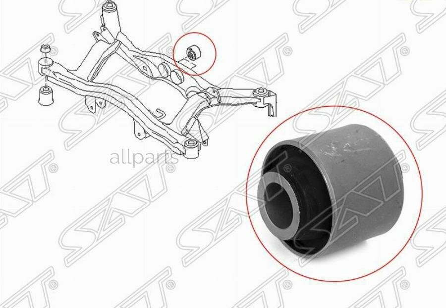 SAT ST-20152-AG060 Сайлентблок балки Subaru Forester 07-19 / Impreza 07-14