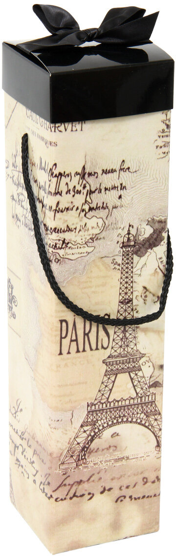 Коробка подарочная под бутылку с ручками 34,4х8,2х8,2 см, Veld Co / Giftbox, Трансформер