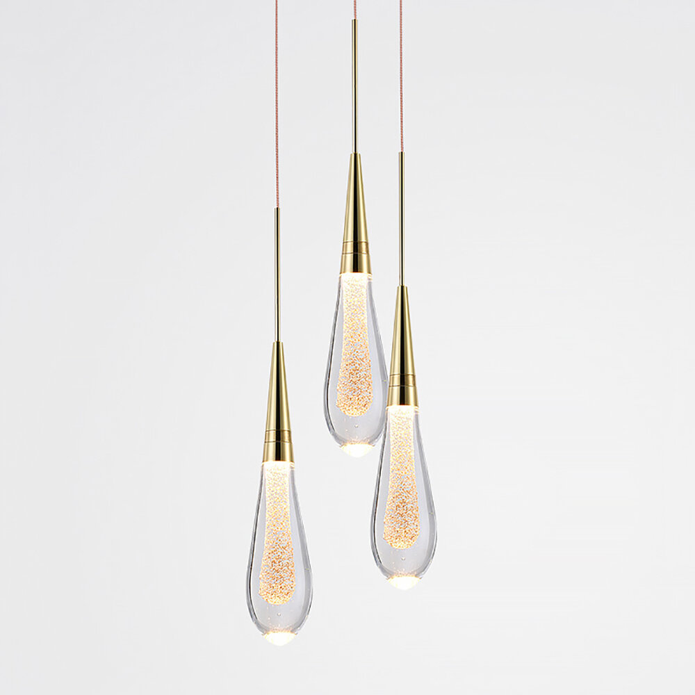 Подвесной светильник Drop by Loft4You (прозрачное стекло)