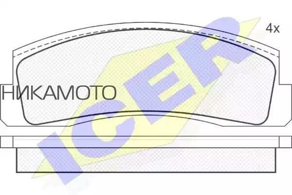 ICER 180269 Кол. торм. диск. Lada Нива