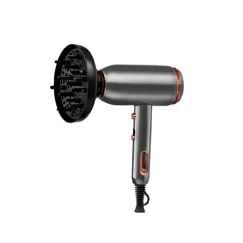 Профессиональный салонный Фен для волос, уход за волосами, для укладки и сушки волос, насадка концентратор и диффузор с функцией ионизации, домашний