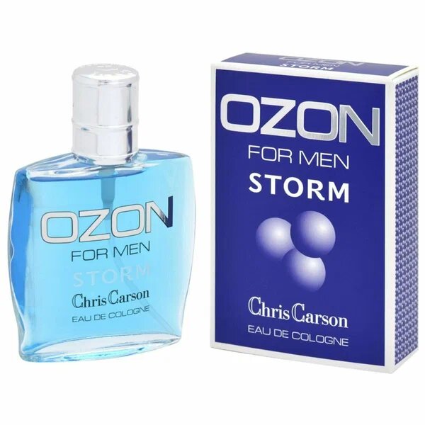 Одеколон Chris Carson "Ozon For Men Storm", мужской, спрей, 60ml