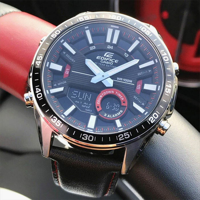 Наручные часы CASIO Edifice, серебряный — фото 1