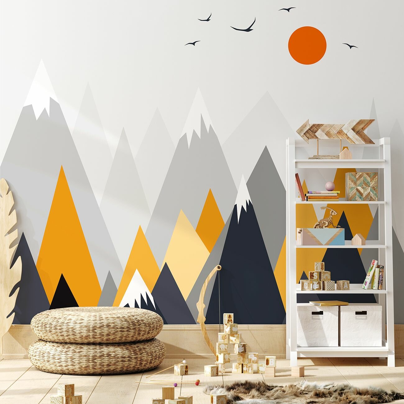 Фотообои/ Солнце над горами 3 300*270