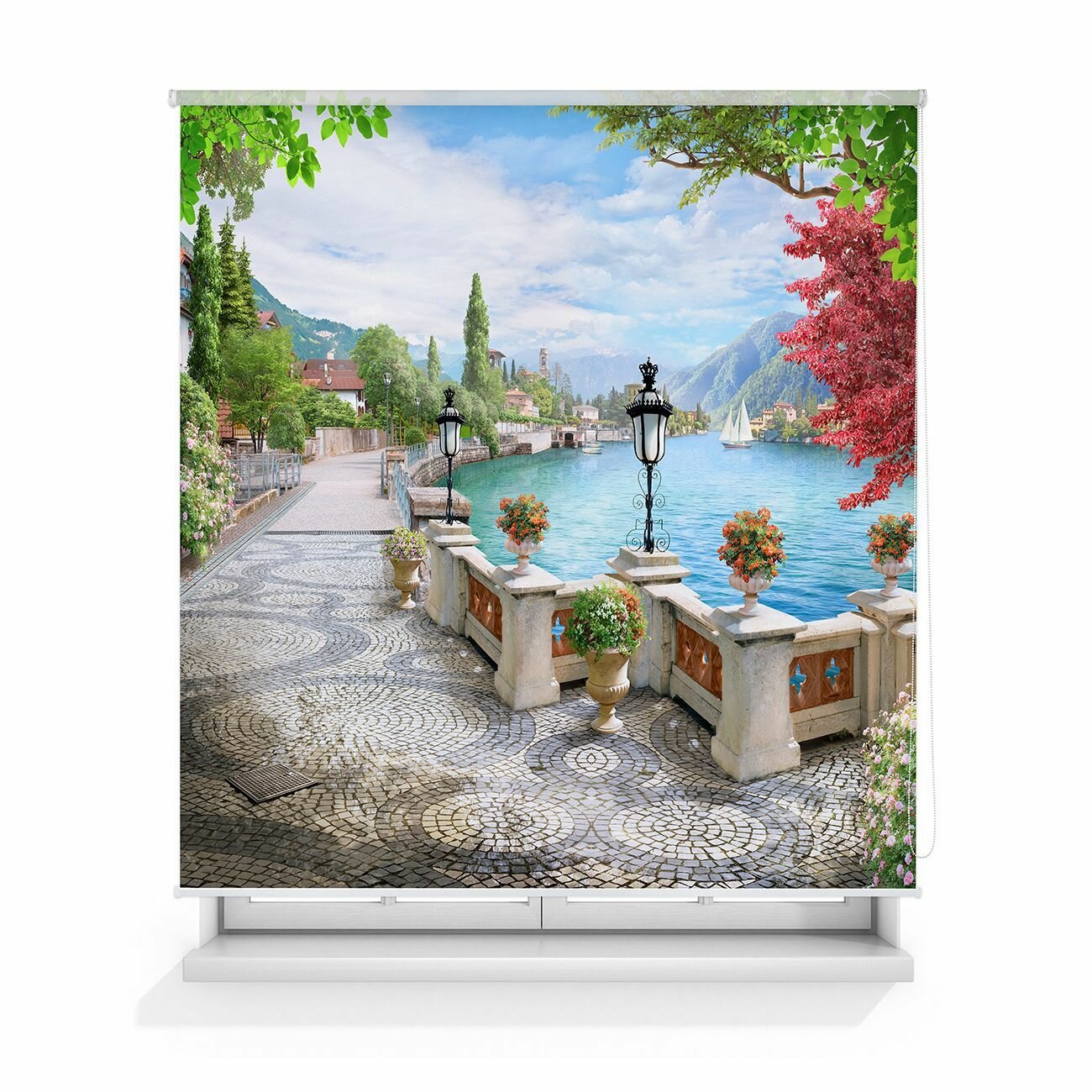 Штора рулонная Макси/LRB-0356-03 Лён 164(160)х170 см